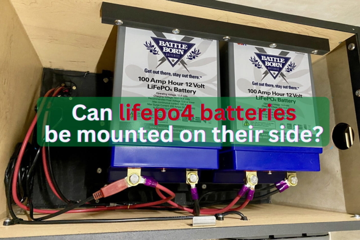 Can lifepo4 batteries be mounted on their side? - Nuranu